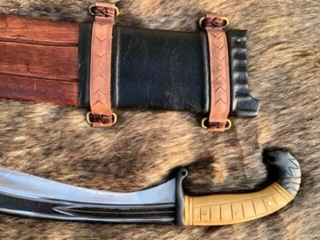 Falcata Sword, Hand Forged, Full Tang Iberian Falcata by Kingdom of Ar